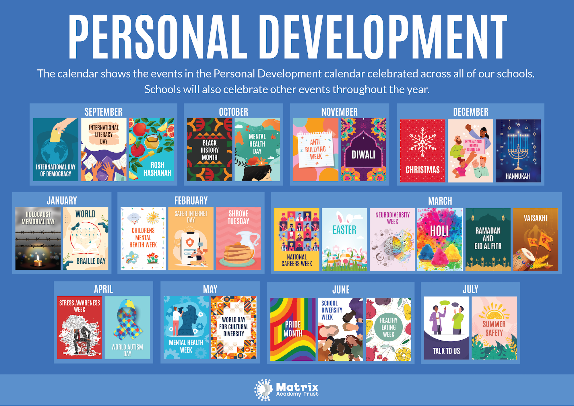 Personal Development Calendar - Smestow Academy